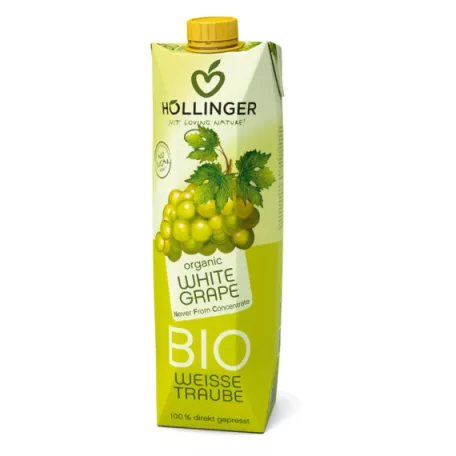 Höllinger BIO Fehérszőlő ivólé 1000ml | Fittprotein.hu